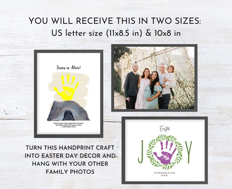 Christian Easter Handprint Crafts Religious Easter Crafts - Etsy