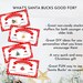 Editable Santa Bucks | Kids Christmas Coupons | Non Candy Stocking ...