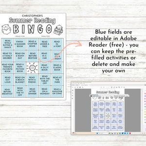 Summer Reading Bingo Challenge Printable | Summer Reading Bingo Sheet ...