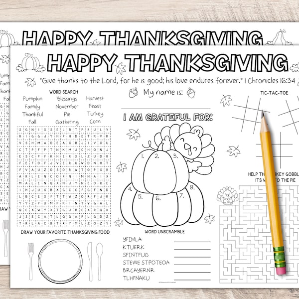 Christian Placemats - Etsy