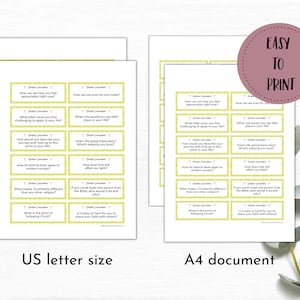 96 Christian Conversation Starters | Christian Conversation Cards ...