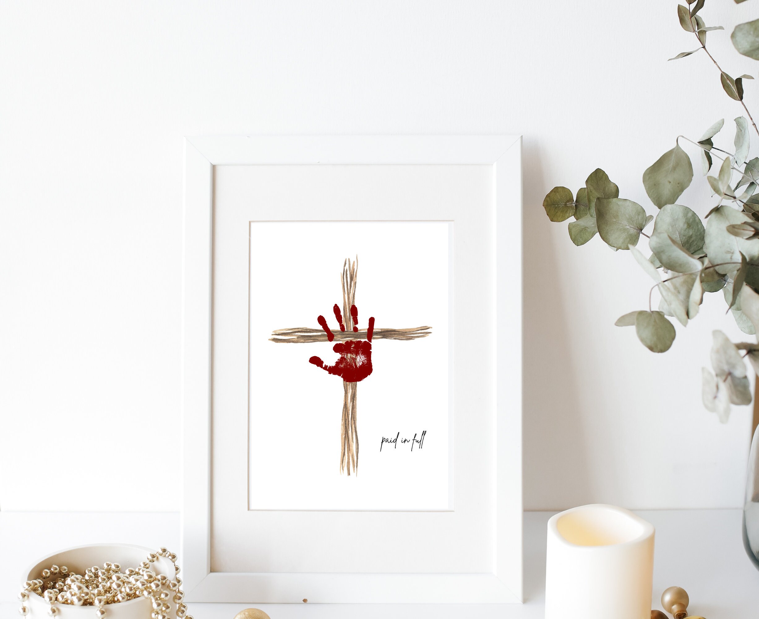 Christian Easter Handprint Crafts | Religious Easter Crafts for Toddler ...