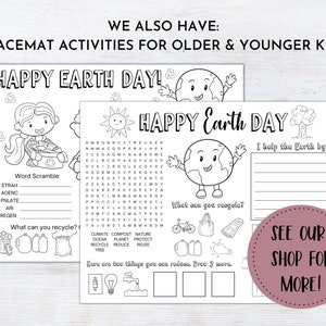 Earth Day Scavenger Hunt Printable | Earth Day Kids Activity Sheet ...