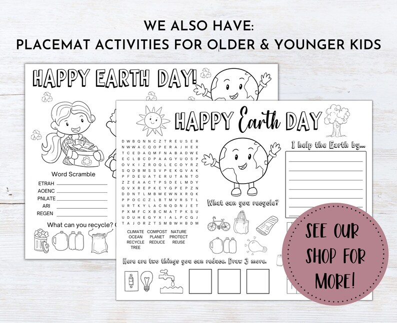 Earth Day Scavenger Hunt Printable Earth Day Kids Activity - Etsy Canada