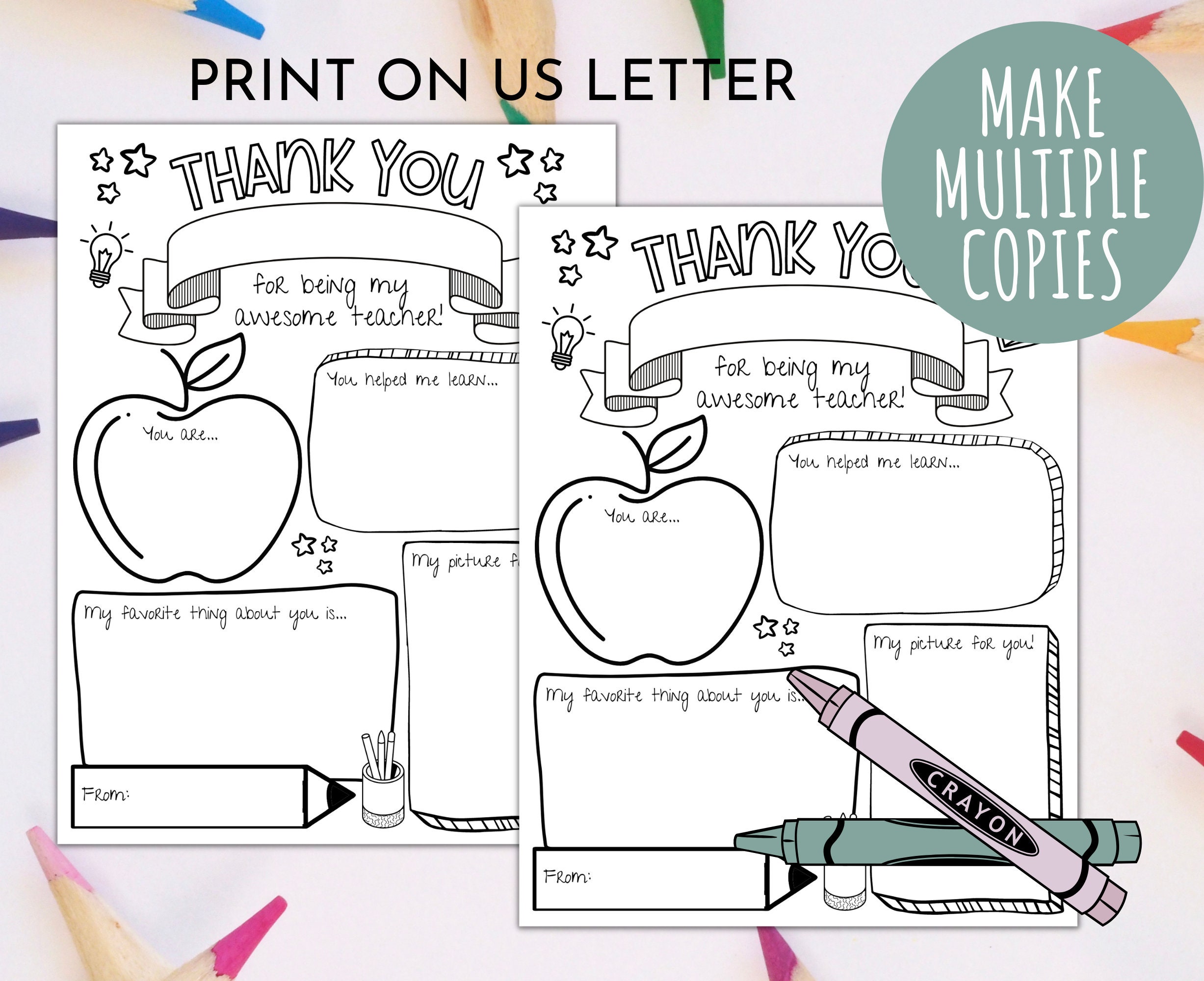 Teacher Appreciation Week Printable | Teacher Appreciation Week | End ...