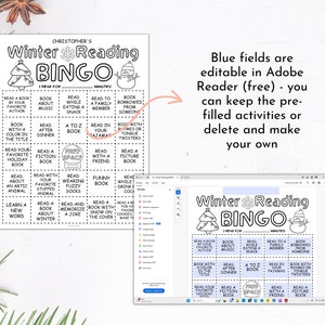 Winter Reading BINGO Challenge | Winter Break Reading Challenge ...