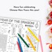 Chinese New Year 2024 Placemat Activity Sheet Year of the Dragon ...