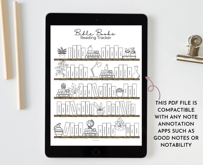 Bible Bookshelf Coloring Printable Bible Book Tracker - Etsy