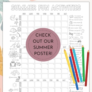 Summer Bucket List Printable Summer Bucket List for Kids Summer Bucket ...