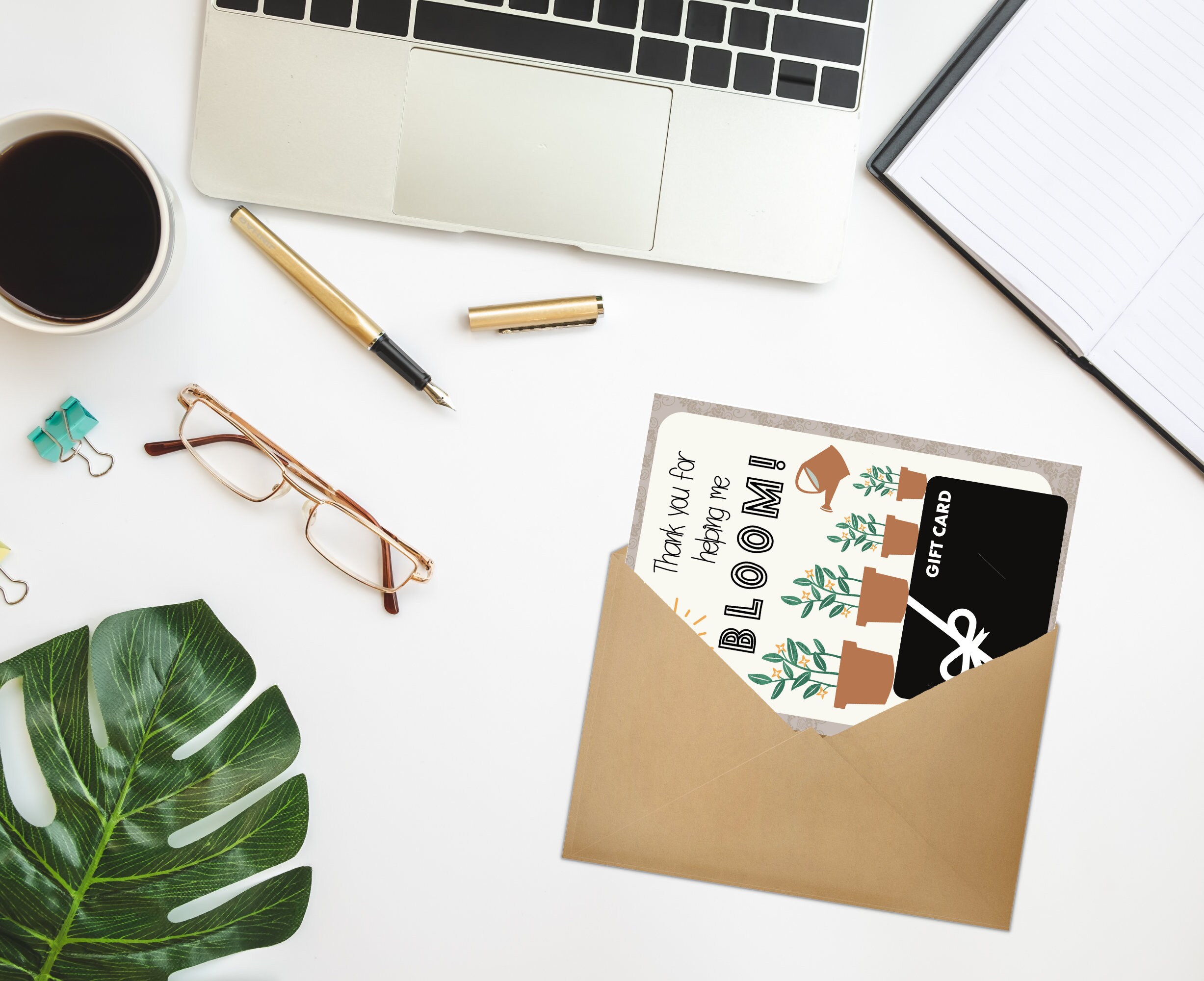 Thank You for Helping Me Bloom Teacher Appreciation Gift Card - Etsy