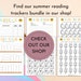 Summer Reading Bingo Challenge Printable | Summer Reading Bingo Sheet ...