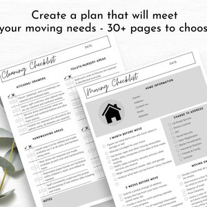 Moving Planner Bundle Printable | Moving Planner Kit | Moving Checklist ...