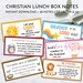 Christian Lunchbox Notes | Printable School Lunch Notes | Printable ...