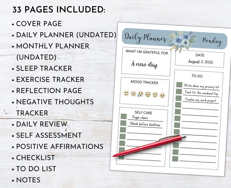 Anxiety Journal Bundle Printable Mental Health Journal - Etsy