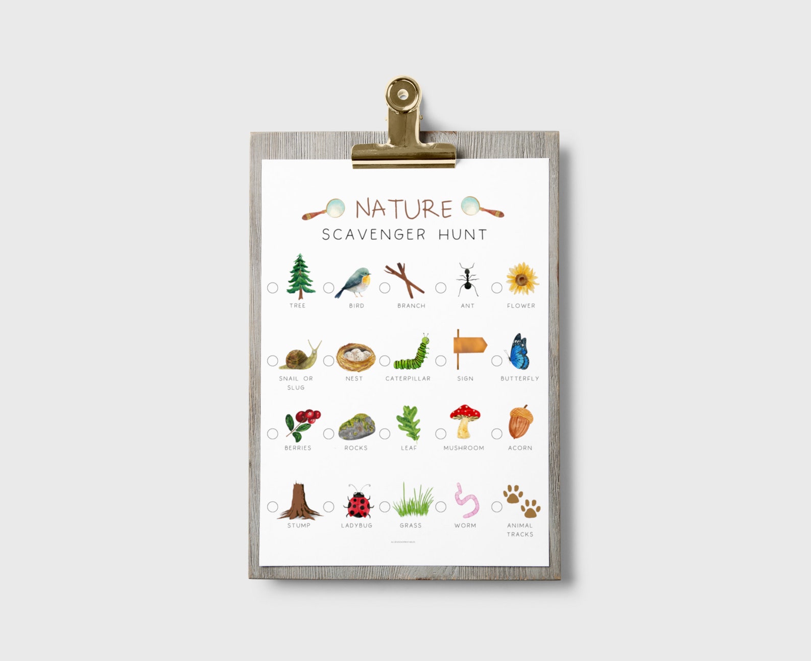Nature Scavenger Hunt Printable | Kids Scavenger Hunt | Kids Outdoor ...