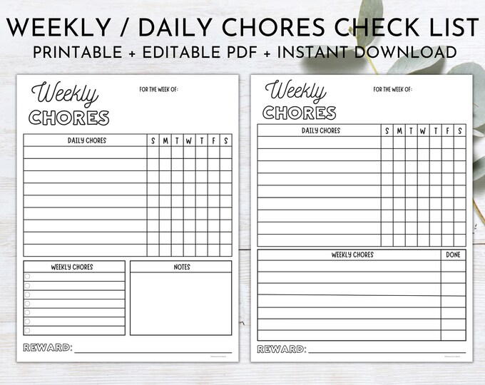 Editable Reward Punch Cards Printable Punch Cards - Etsy