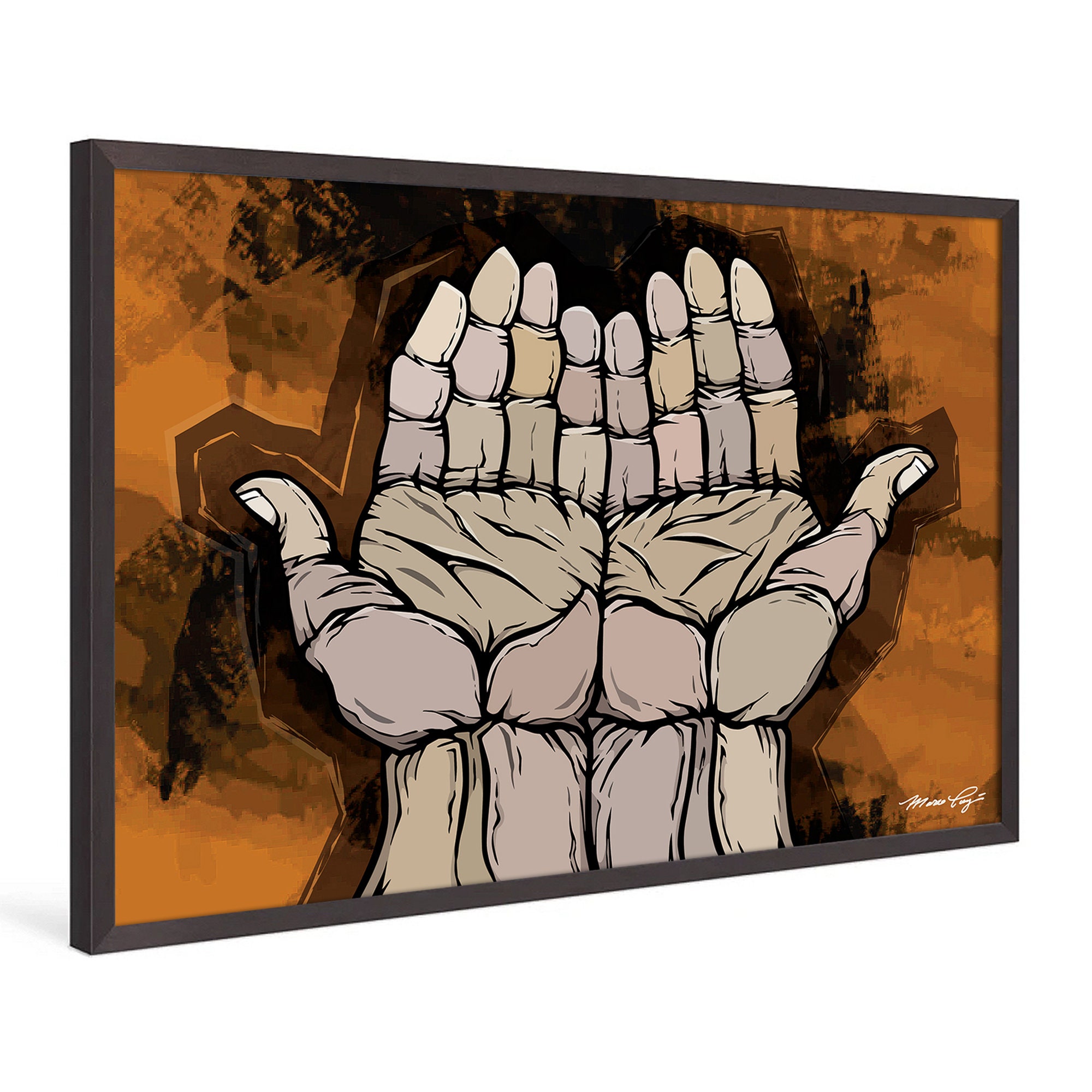 Compassion // Wall Decor // Illustration // Art Poster // Digital ...