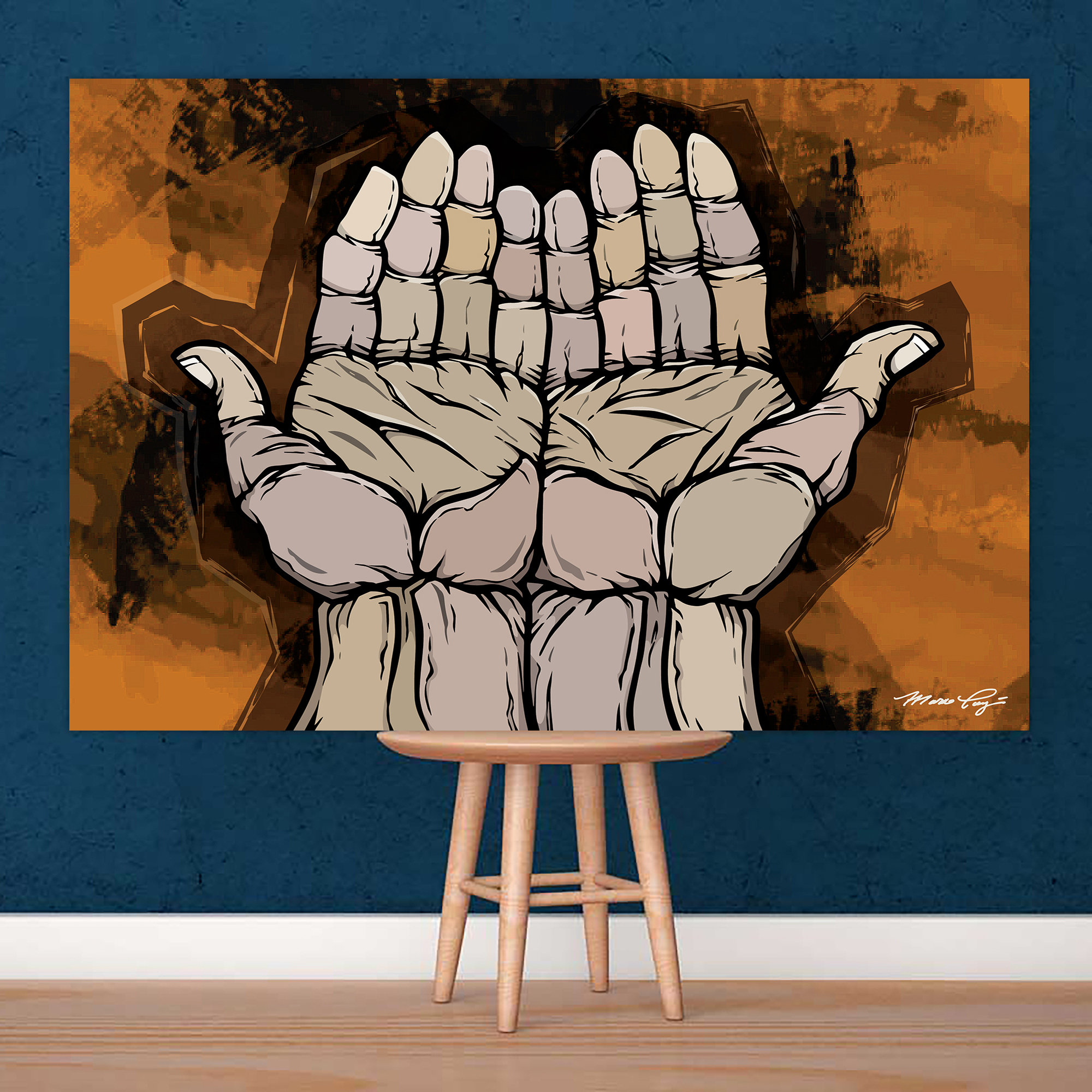 Compassion // Wall Decor // Illustration // Art Poster // Digital ...