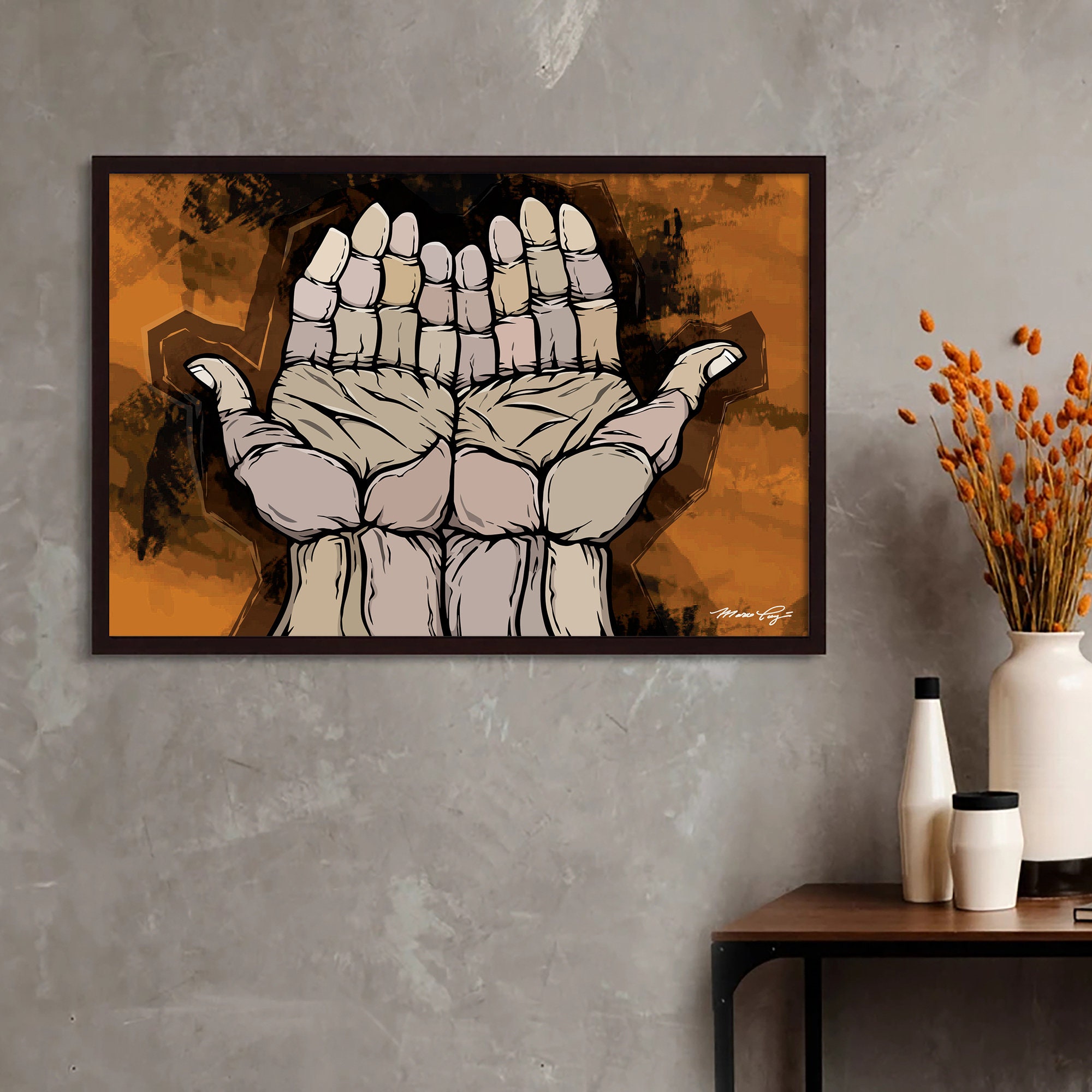 Compassion // Wall Decor // Illustration // Art Poster // Digital ...