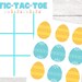 Printable Happy Easter Tic-tac-toe Game | Kids Activity Game | Easter ...