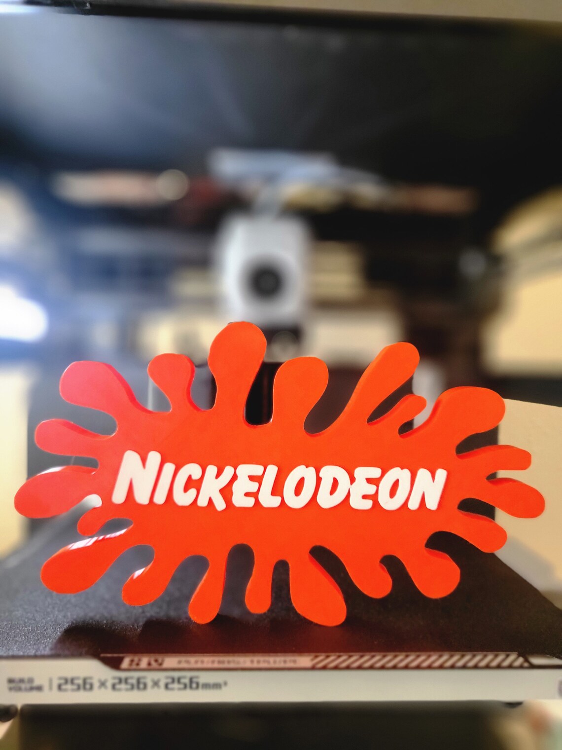 XL Vibrant 3D Printed 90s Nickelodeon Splat Logo - Etsy