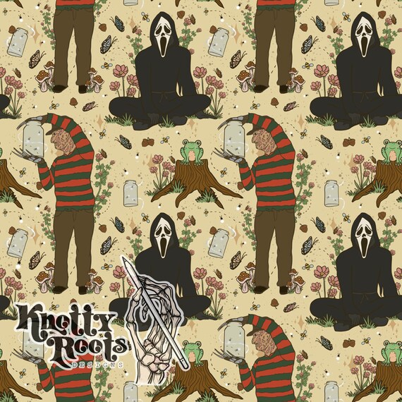 Cottagecore Horror 2 Seamless Pattern Digital Download - Etsy UK
