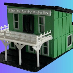 Shady Lady Saloon & Brothel Kit Scale Model W/ Video T, 1/330, Z, N, 1/ ...