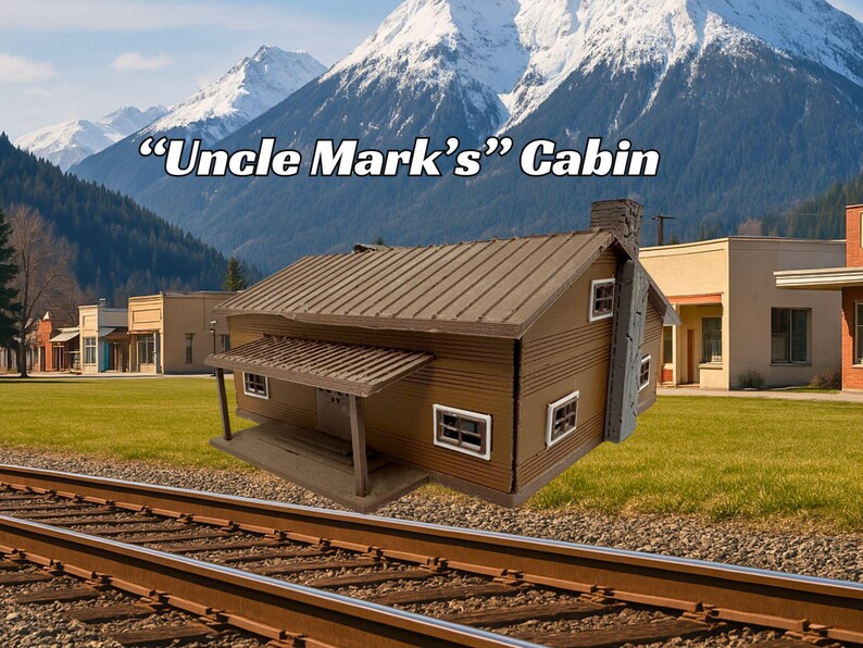 Uncle Mark's Cabin Kit - Scale Model Cabin W/ Video Instructions - T, 1 ...