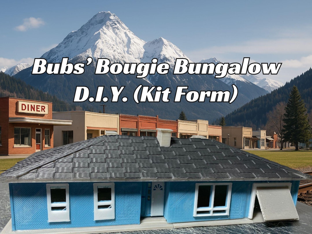 D.I.Y. Kit Bub's Boujee Bungalow - T, Z, N, 1/144, HO, S, O - Model ...