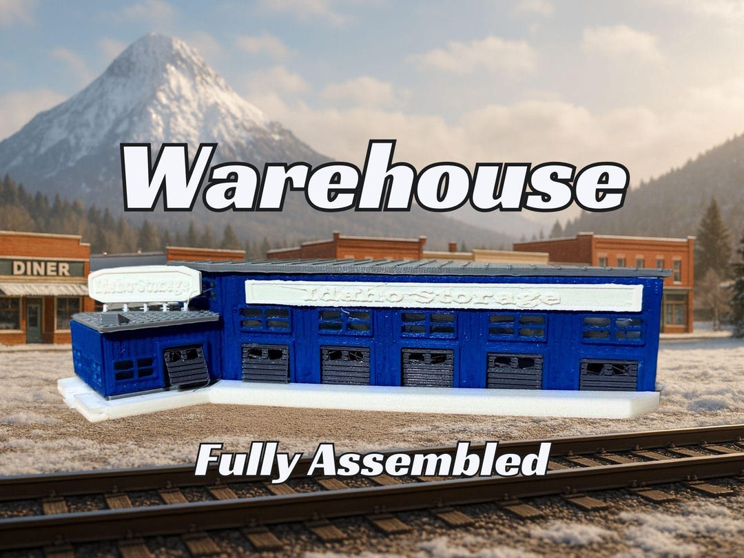 Warehouse Model - Assembled & Painted - 1-220, 1-160, 1-87 Scales ...