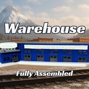 Warehouse Model - Assembled & Painted - 1-220, 1-160, 1-87 Scales ...