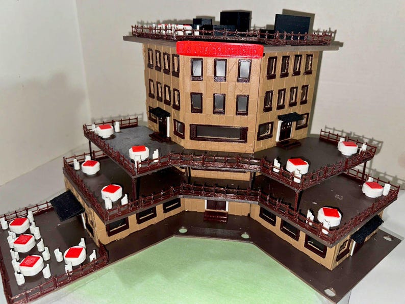 Urban Commercial Building - Assembled Model - 1-220, 1-160, 1-87 Scales ...