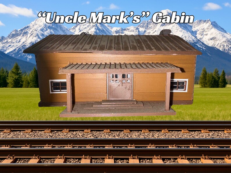 Uncle Mark's Cabin Kit - Scale Model Cabin W/ Video Instructions - T, 1 ...