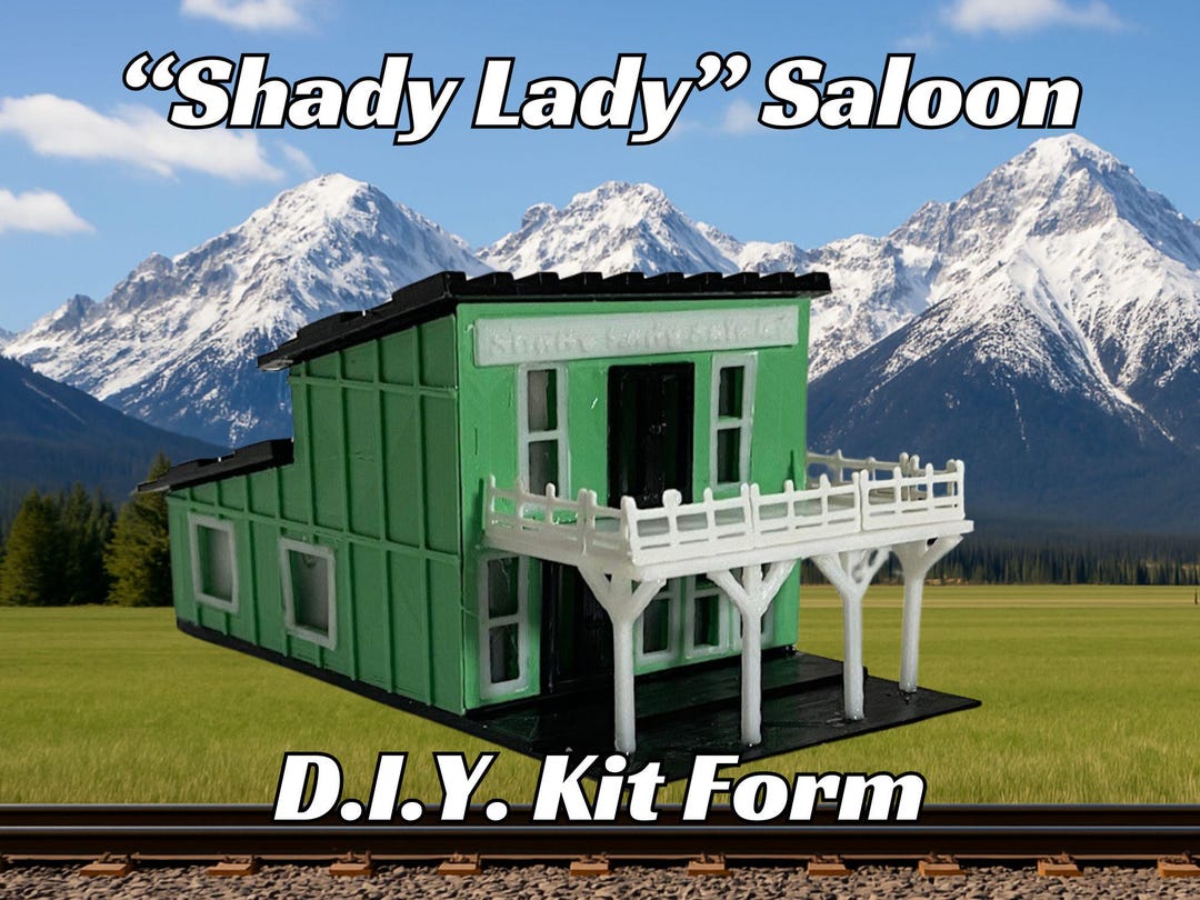 Shady Lady Saloon & Brothel Kit Scale Model W/ Video T, 1/330, Z, N, 1/ ...