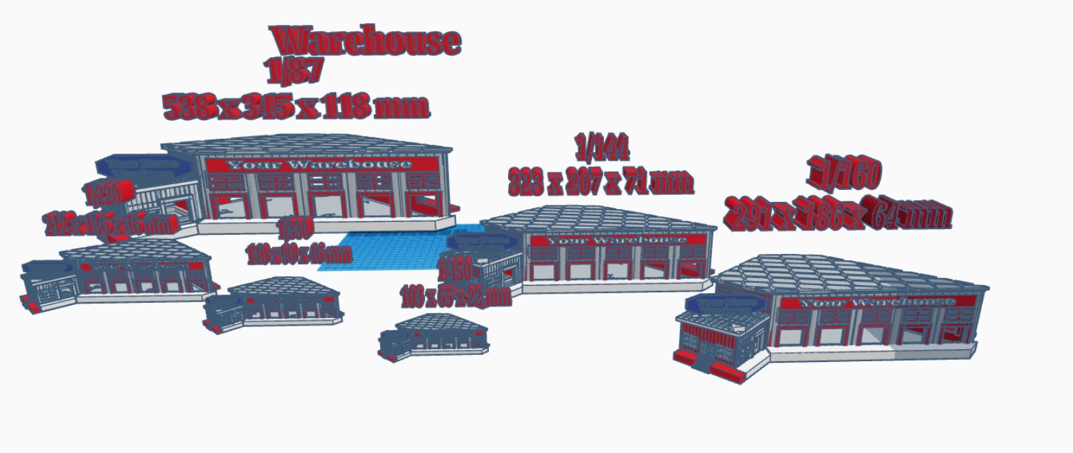 Warehouse Scale Model Kit - Video Assembly Guide - T (1/450), 1/330, Z ...