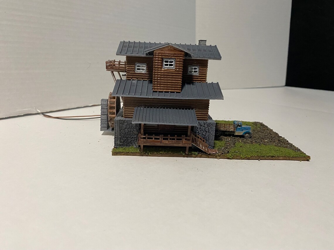Scale Model Kit With Video Instructions Water Mill Building - Etsy