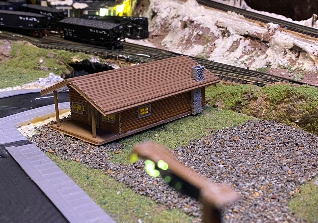 Assembled Scale Model Structure Kit uncle Digger's Cabin Z 1/220, N 1/ ...