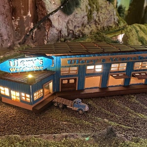 Warehouse Model - Assembled & Painted - 1-220, 1-160, 1-87 Scales ...
