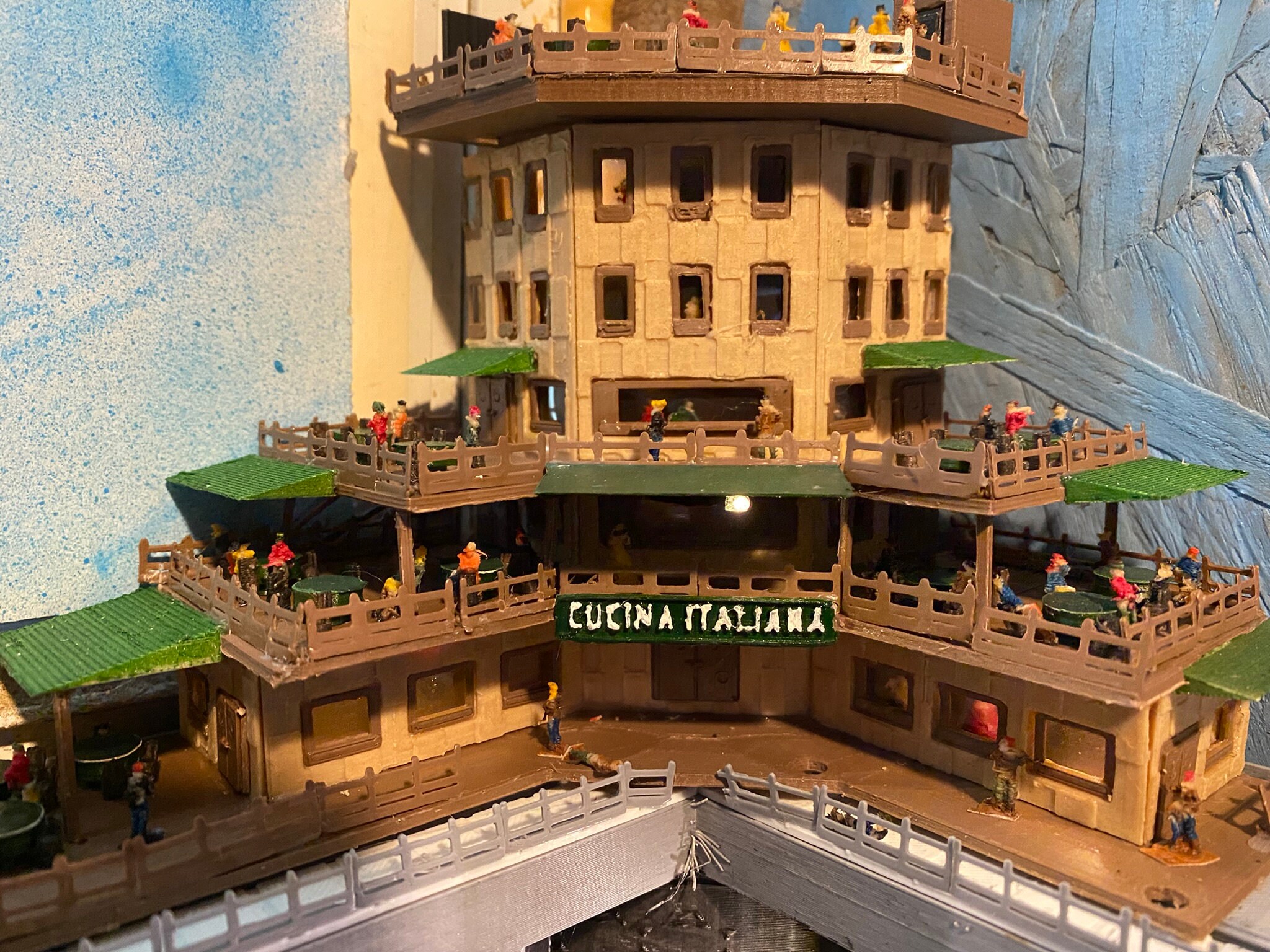 Urban Commercial Building - Assembled Model - 1-220, 1-160, 1-87 Scales ...