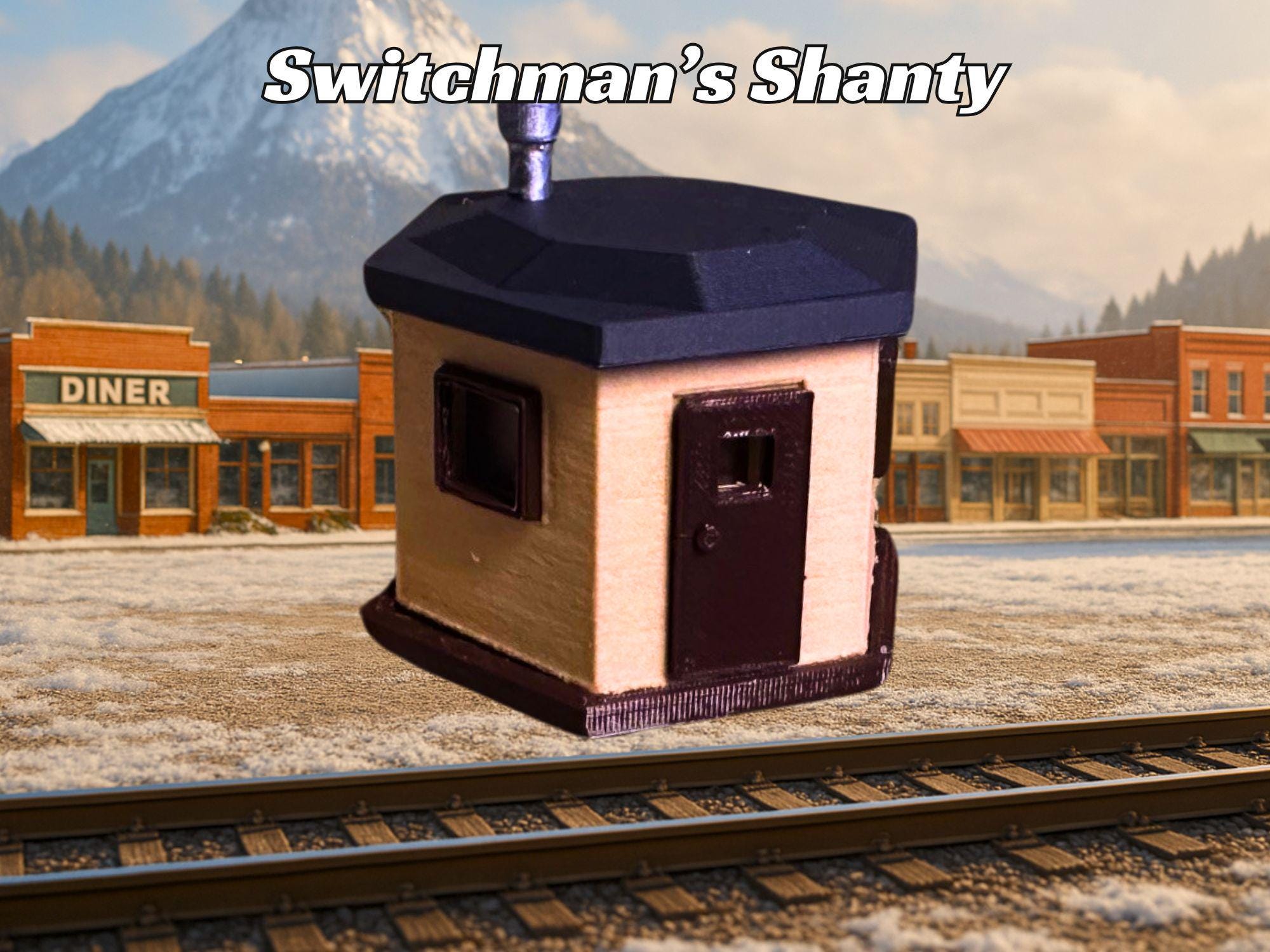 Assembled & Weathered Switchman's Shanty - Model Railroad Cabin | T ...