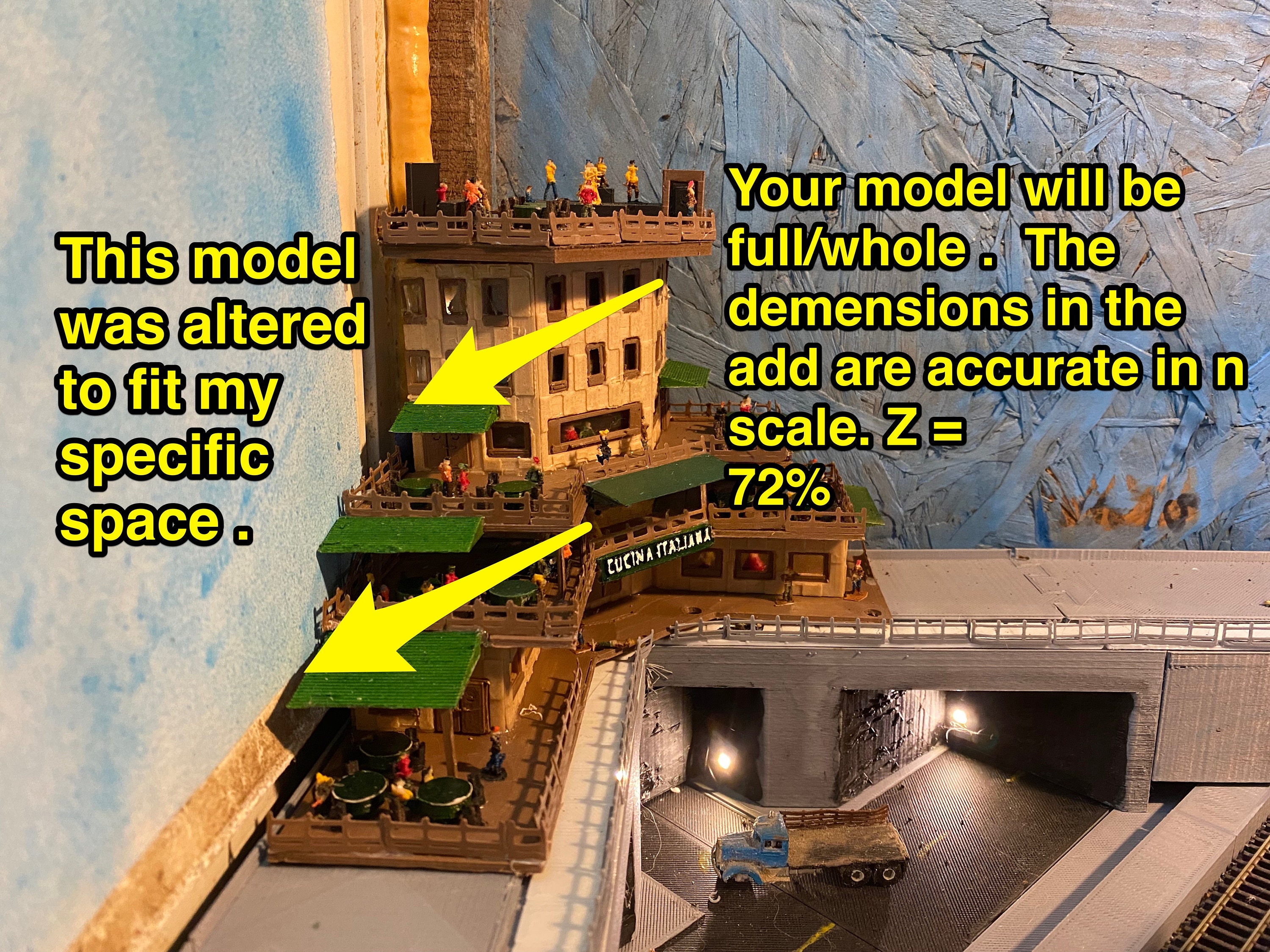Urban Commercial Building - Assembled Model - 1-220, 1-160, 1-87 Scales ...