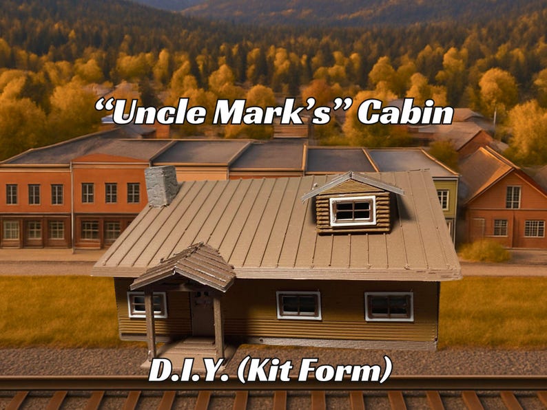 Uncle Mark's Cabin Kit - Scale Model Cabin W/ Video Instructions - T, 1 ...