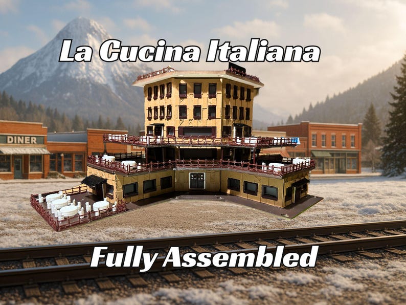Urban Commercial Building - Assembled Model - 1-220, 1-160, 1-87 Scales ...