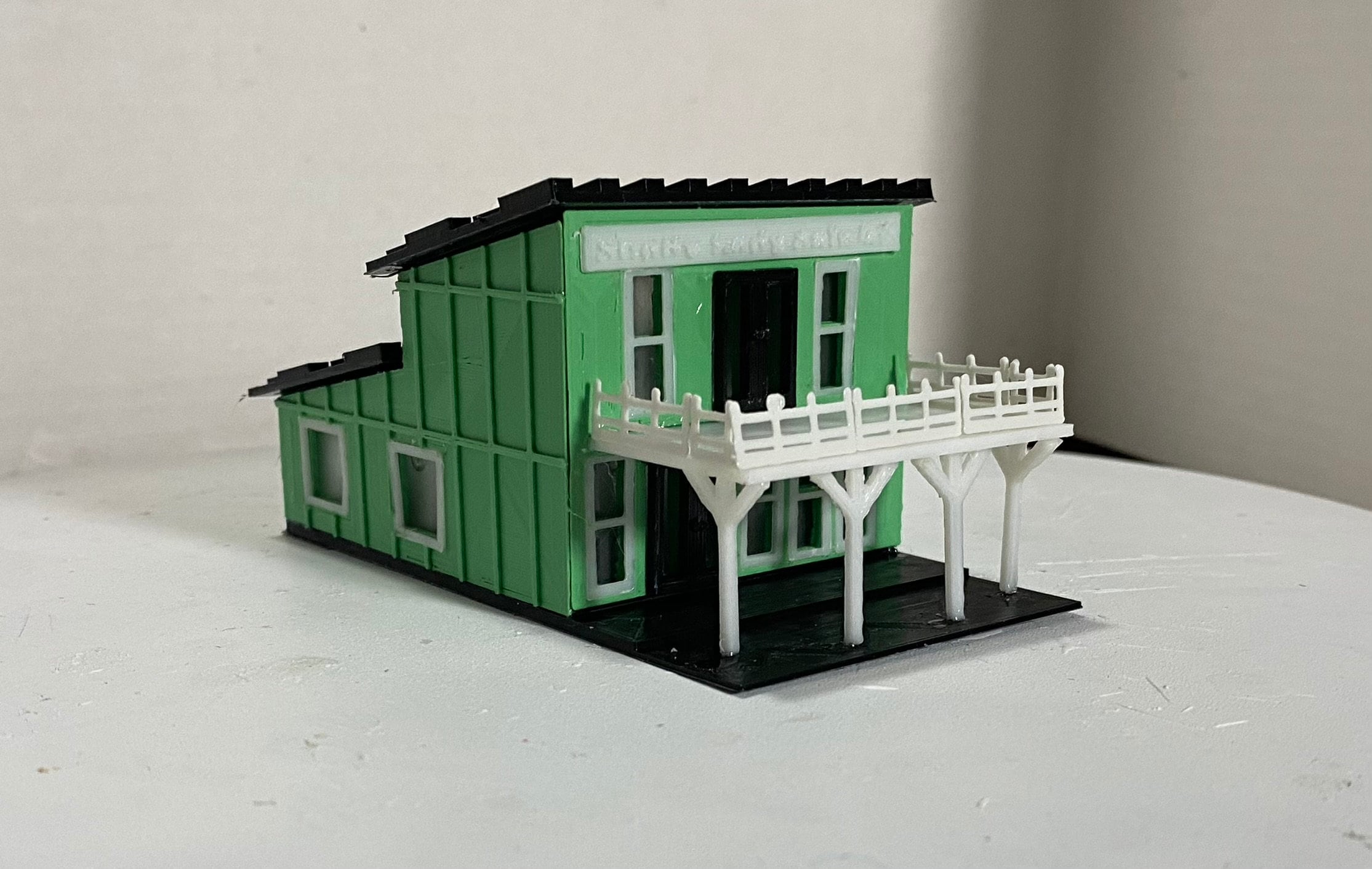 Shady Lady Saloon & Brothel Kit Scale Model W/ Video T, 1/330, Z, N, 1/ ...