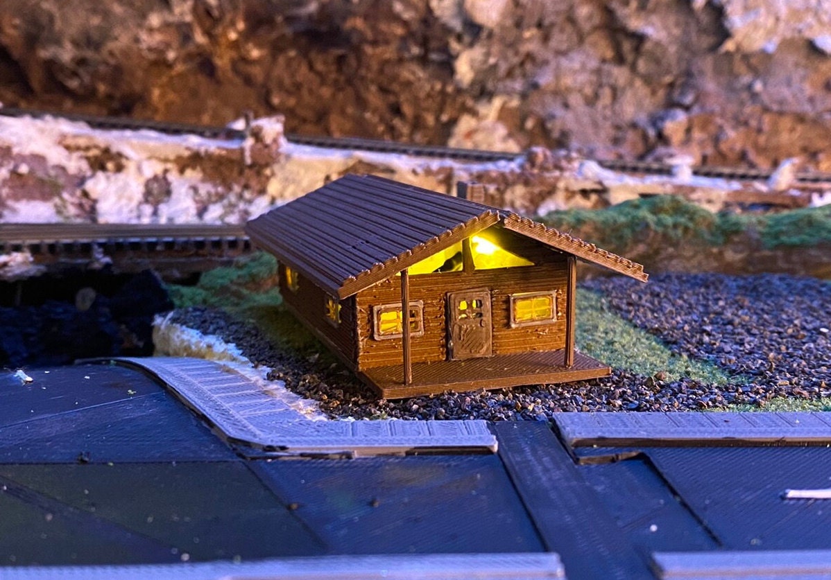 Assembled Scale Model Structure Kit uncle Digger's Cabin T, 1/330, Z ...