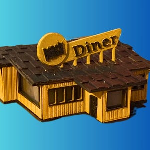 Custom Diner Scale Model Kit - Personalized Sign - T, 1/330, Z, N, 1/ ...