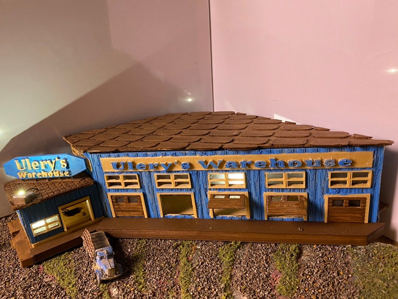 Warehouse Model - Assembled & Painted - 1-220, 1-160, 1-87 Scales ...