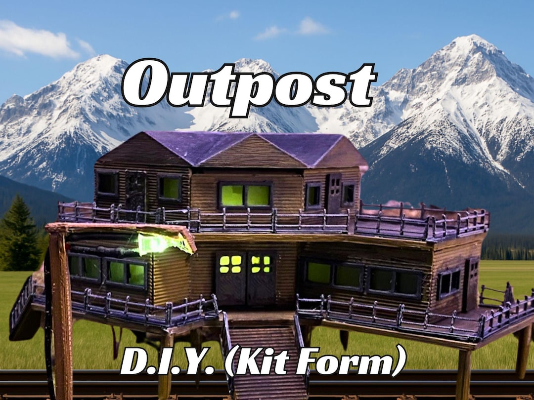 River Rafting Outpost Kit - Scale Model W/ Video Instructions - T, 1/ ...