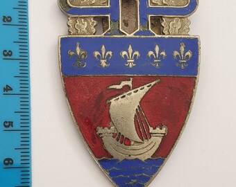 French Police Badge - Etsy