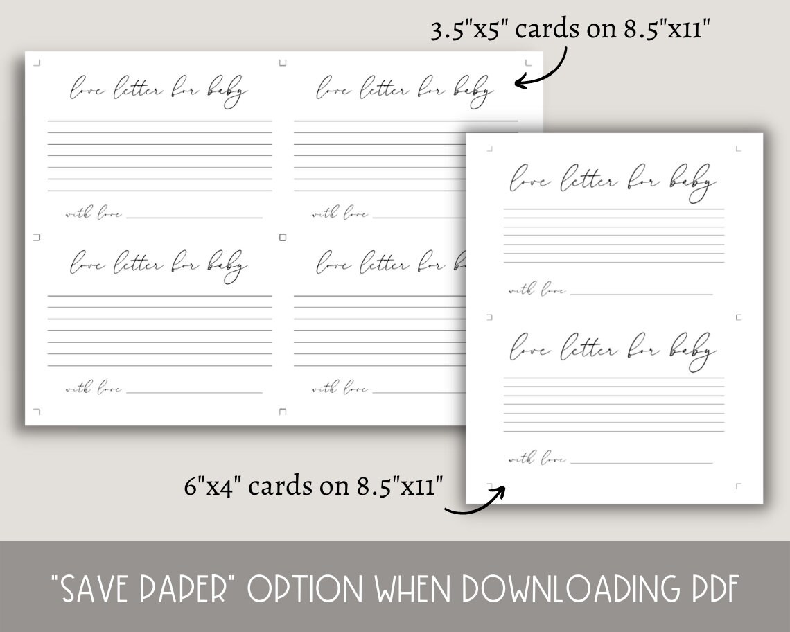 Baby Shower Games * Love Letter to Baby * Baby Boy * Baby Girl * Baby ...